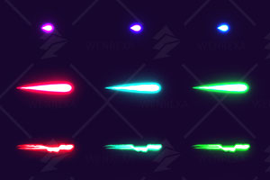 激光子弹包游戏PNG图片特效素材-游素网